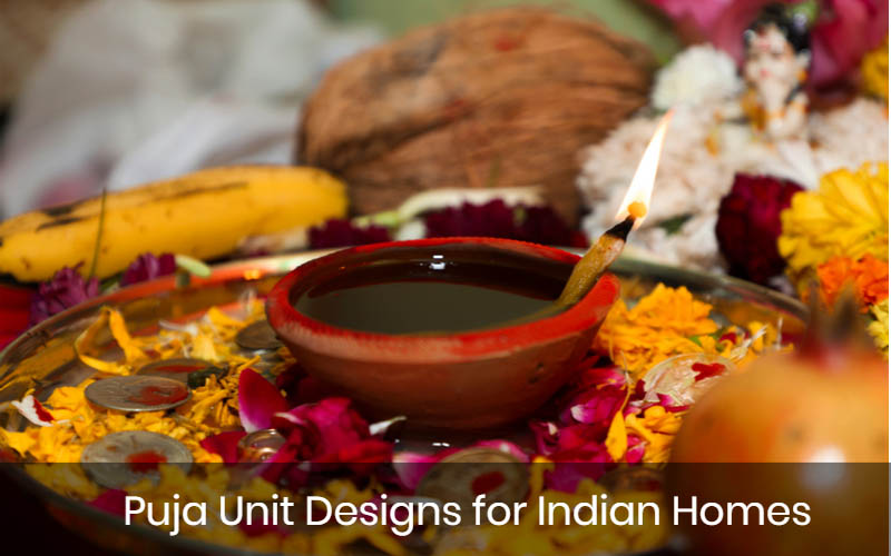 31 Brilliant Puja Unit Designs for Indian Homes - ZAD Interiors